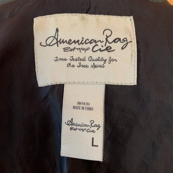 American Rag | Jackets & Coats | American Rag Grey Faux Leather Jacket ...